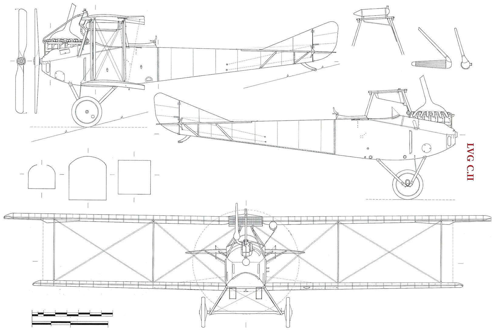 J.Herris - LVG Aircraft of WWI. Volume 3: Types C.VI-C.XI & Fighters ...