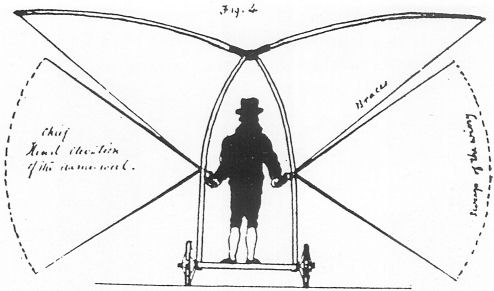 Cayley Governable Parachute/Man Carrier